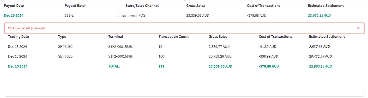 What can I see on the Oolio Pay Dashboard or Merchant Portal?